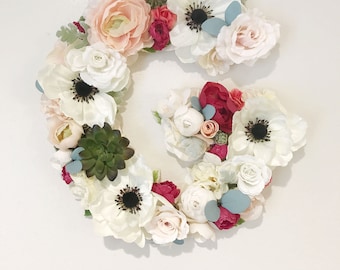 Succulent letter | Etsy