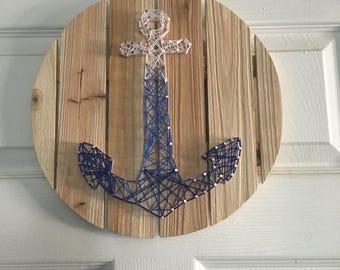 Anchor string art | Etsy