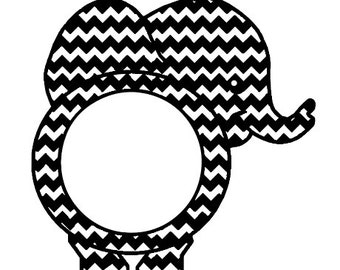 Svg elephant chevron | Etsy