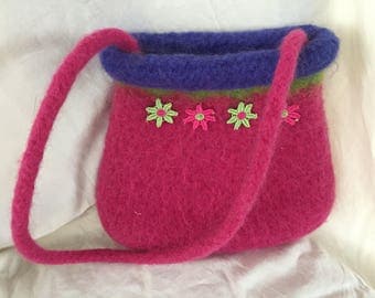 little felted bag for children
