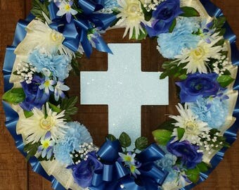 Cemetery wreath | Etsy