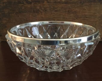 Gorham crystal bowl | Etsy