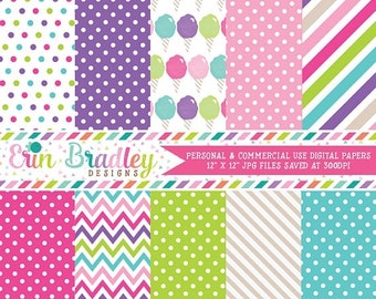70% OFF SALE Commercial Use Digital Papers by ErinBradleyDesigns