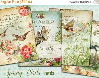 Vintage bird card | Etsy