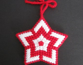 Plastic canvas star | Etsy