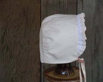 Baby satin bonnet | Etsy