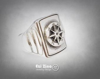 Cross Of Lorraine Magnum PI Team Ring Sterling by silver999