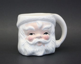 Vintage santa mugs | Etsy