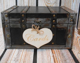 Rustic elegant chic wedding card holders by TheLaceMoon on Etsy