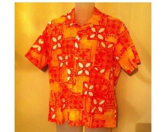 Polynesian shirt | Etsy