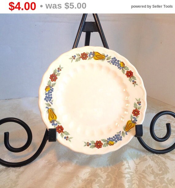 Black Friday Sale Vintage Fruit Pattern China by vintagepoetic