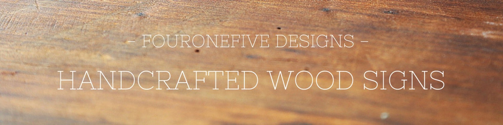 Handcrafted Wood Signs by fouronefivedesigns on Etsy