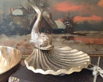 Brass shell dish | Etsy