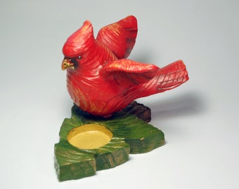 Cardinal candle | Etsy