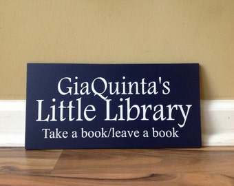 LIBRARY SIGN