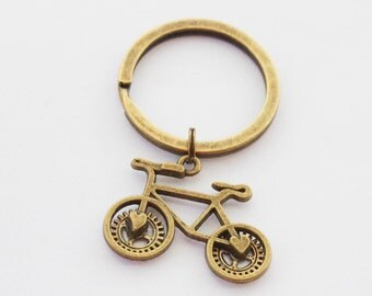 Bicycle keychain | Etsy