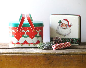 Christmas tin | Etsy