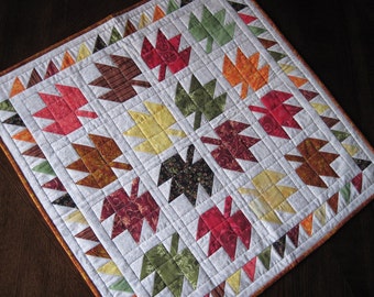 Maple leaf quilt | Etsy