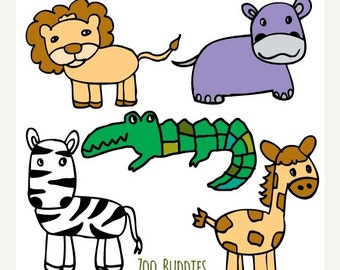 Hippo clip art | Etsy