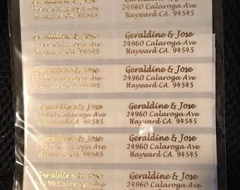 Clear address labels | Etsy