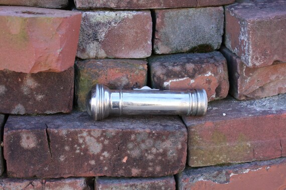 Franco Flashlight Vintage Chrome Silver Working Flashlight