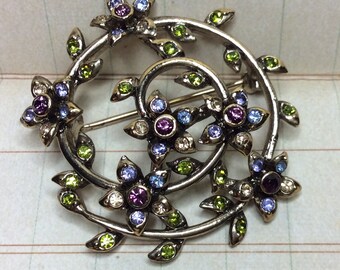 Rhinestone swirls | Etsy