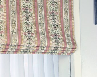 Floral roman shade | Etsy