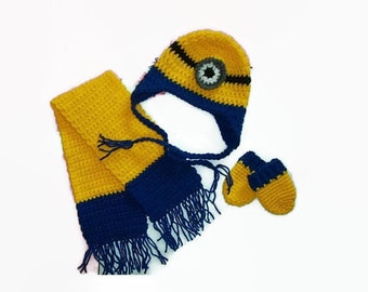 Minion scarf | Etsy