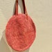 Round Straw bag market bag French market bag raffia bag