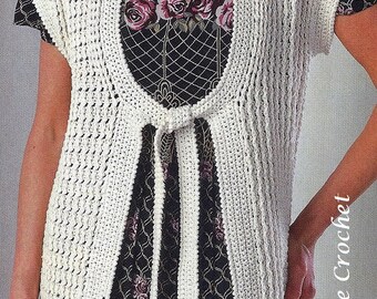 Crochet Diamond Lace Vest Pattern Summer by SassyloveCrochet
