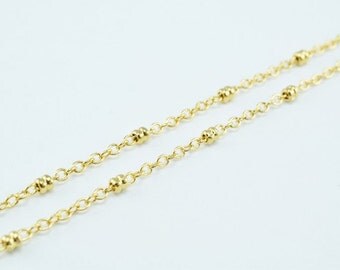 Antique Gold Filled Chain 17.25 Inch by BeadsFindingDepot on Etsy