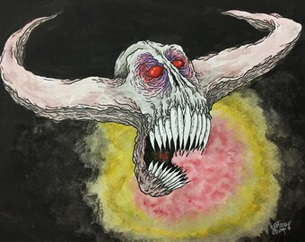 Screaming demons | Etsy