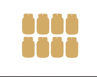 Mason jar tag | Etsy