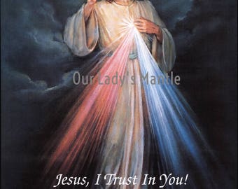 Divine mercy print | Etsy