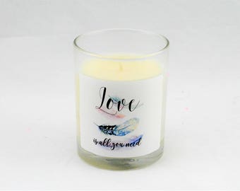 Bohemian candle | Etsy