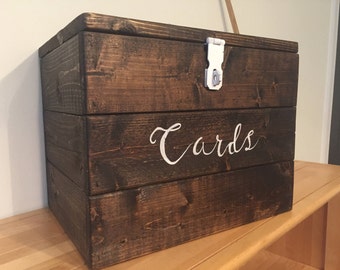 Wedding card box | Etsy