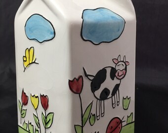 Vintage milk carton | Etsy