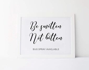 Bug spray sign | Etsy