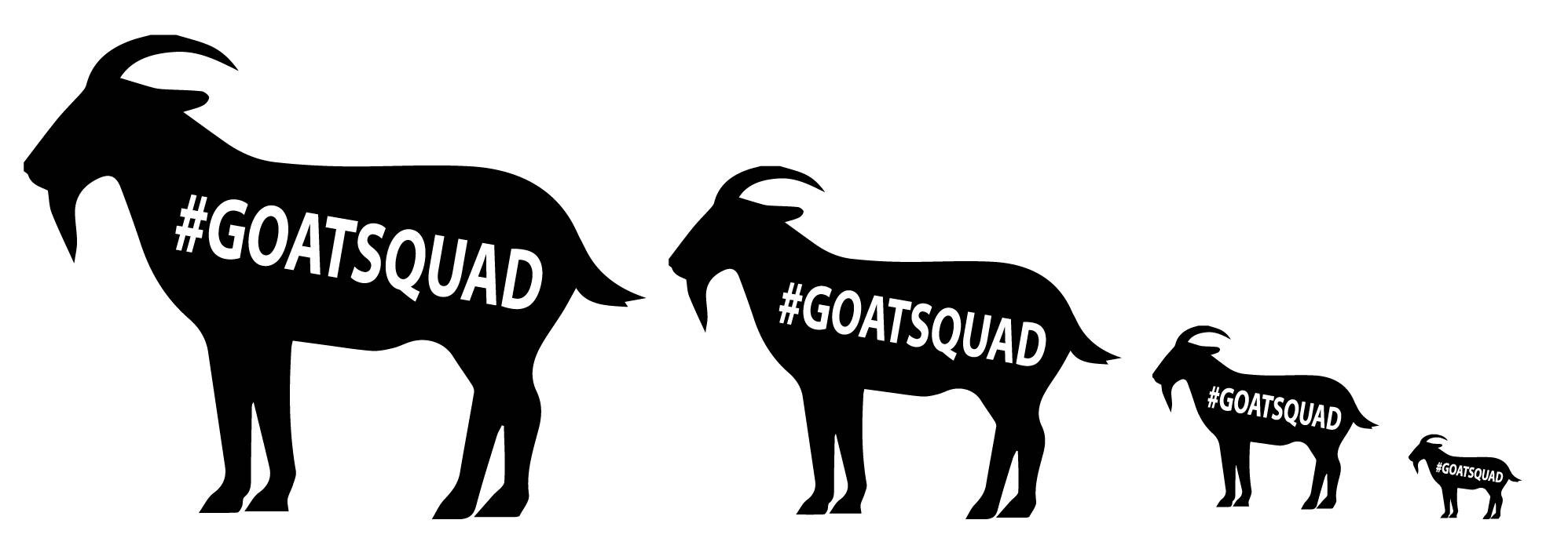 Goat Squad Original Logo Decals