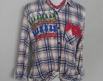 Ugly flannel shirt | Etsy