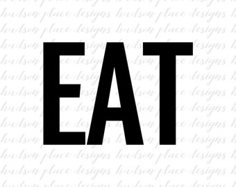 Eat svg | Etsy