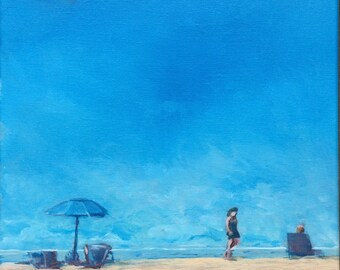 Beachscape painting | Etsy