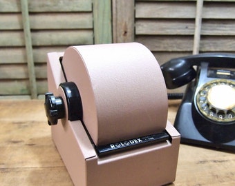 Vintage rolodex | Etsy