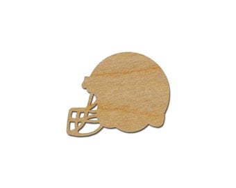 Football Helmet Cut Out Unfinished Wood MDF Part MFBH12 9 x