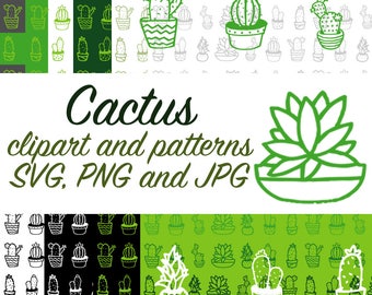 Succulents clipart | Etsy