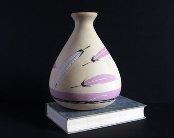 Grey feather pottery | Etsy