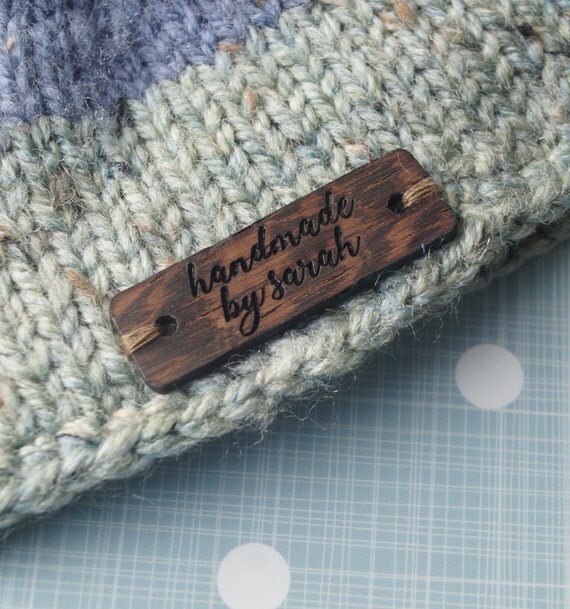 Custom clothing labels wooden garment labels personalized