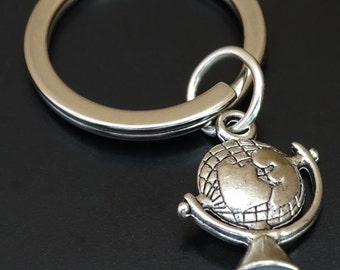 Globe keyring | Etsy
