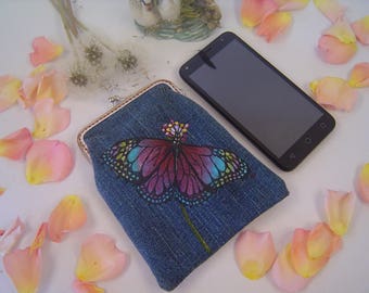 Denim phone case | Etsy