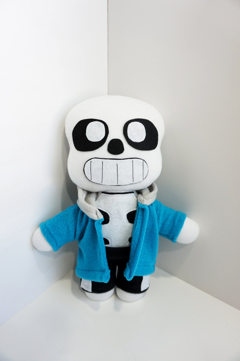 Sans Plush Inspired by Undertale 18 Inches Tall Unofficial